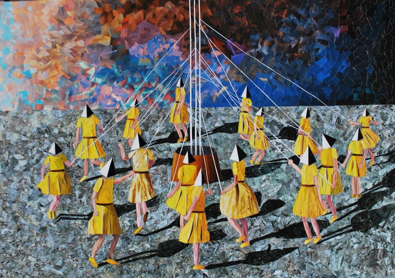 Paper Painting: Artist creates incredible paper collages that look like ...