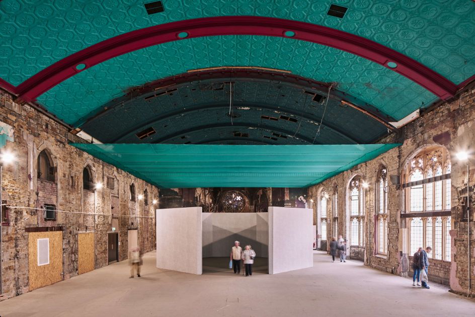 Liz West's giant octagonal structure covered in tiny colourful dots ...