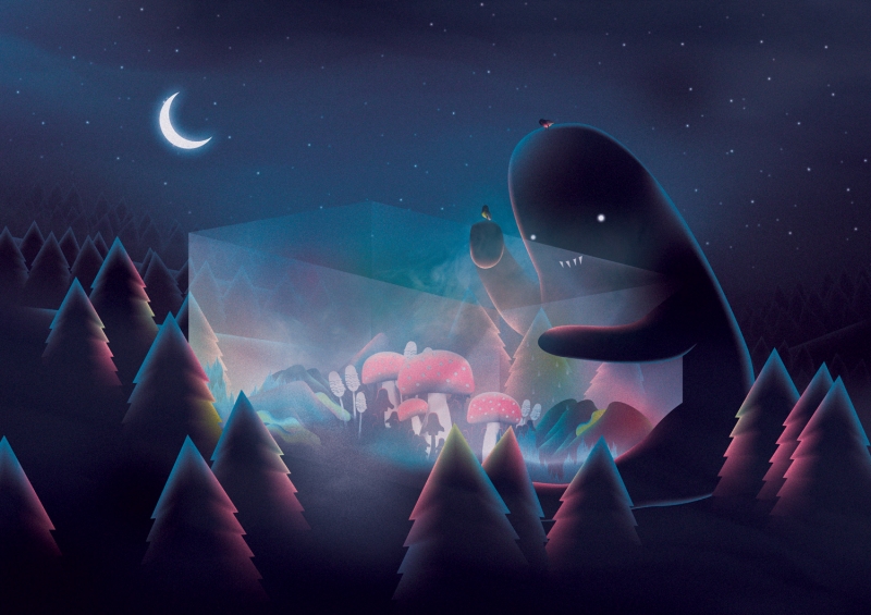 Imagined creatures that come out at night drawn beautifully by Martynas ...