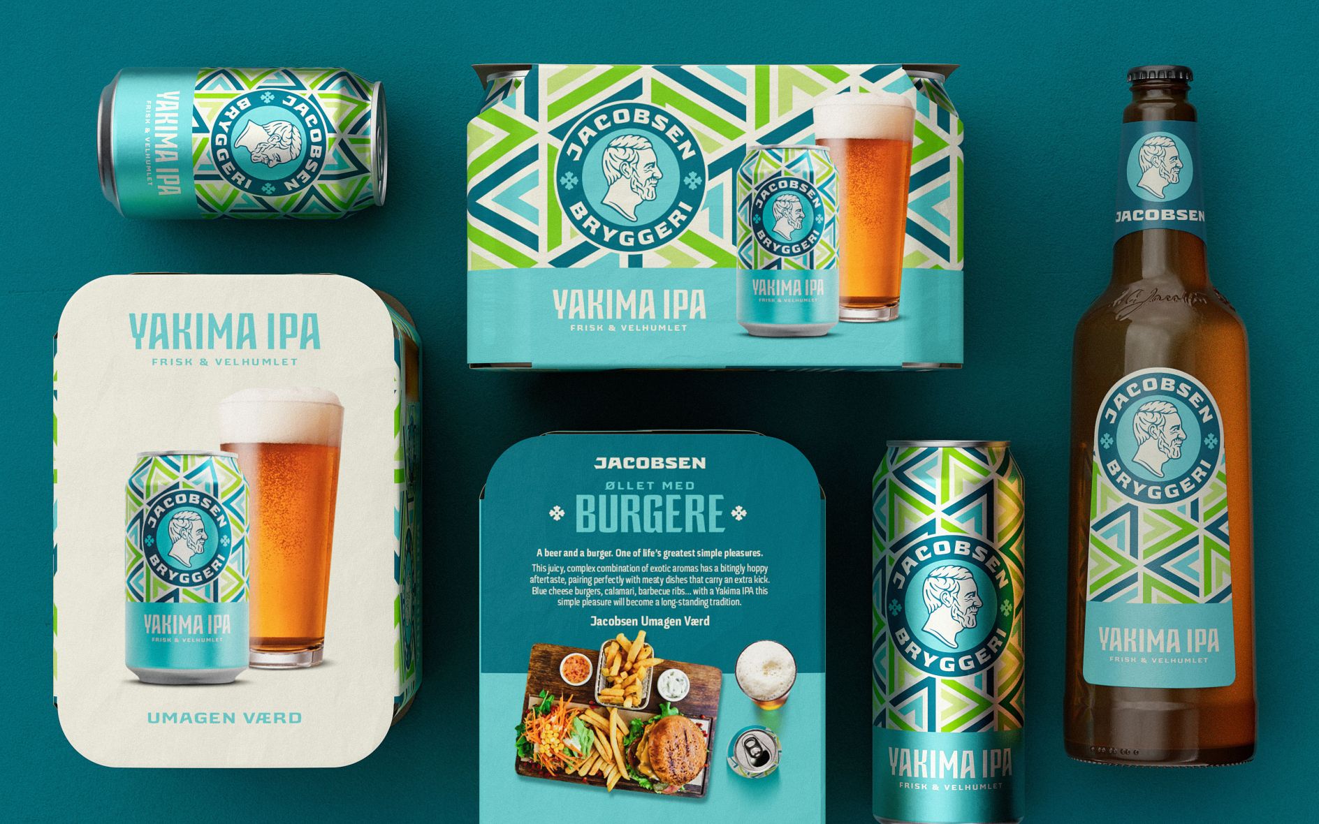 Robot Food refreshes Carlsberg's craft beer brand Jacobsen | Creative Boom