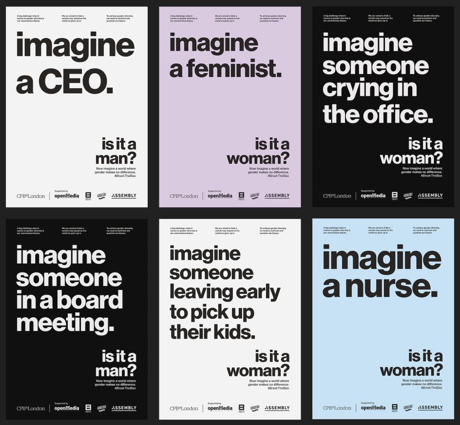 Ad agency CPB London launches 'Imagine' campaign to tackle gender bias ...