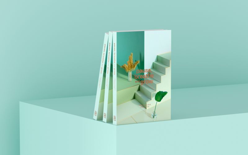 Pause, Breathe and Grow with a mindfulness journal for creatives ...