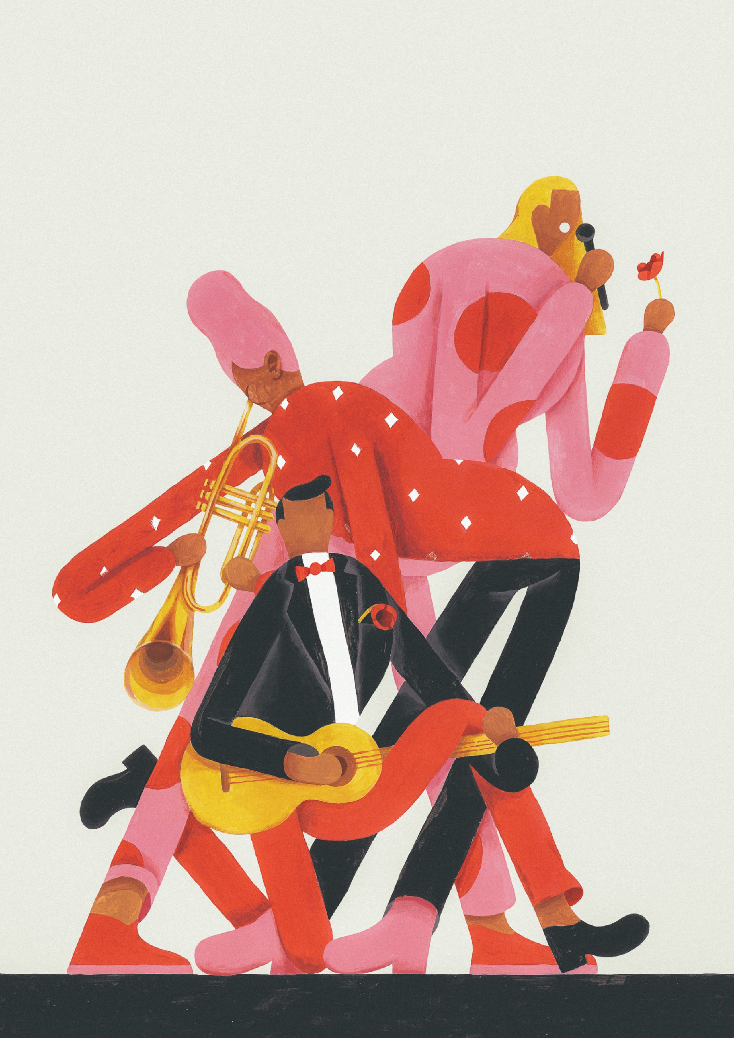 Bright and bubbly illustrations by Roberts Rurans full of bold colours ...