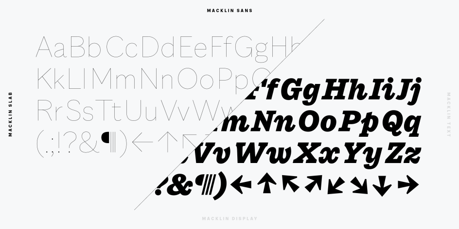 Macklin is a new typeface by Monotype inspired by British typographer ...
