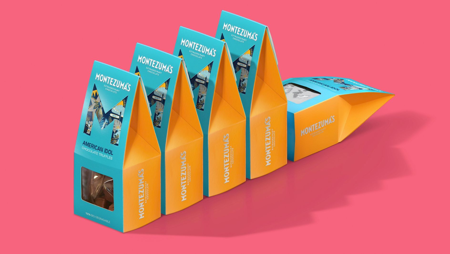 Butterfly Cannon's identity for Montezuma's Chocolates inspired by a ...