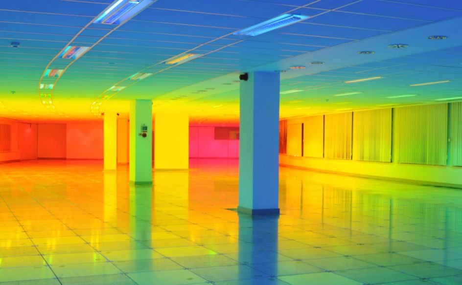 Artist Liz West shows you what it feels like to be inside a rainbow ...