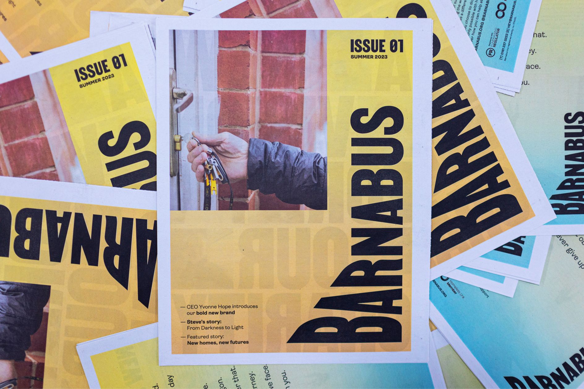 Upbeat rebrand of homeless charity Barnabus centres on 'the journey off ...