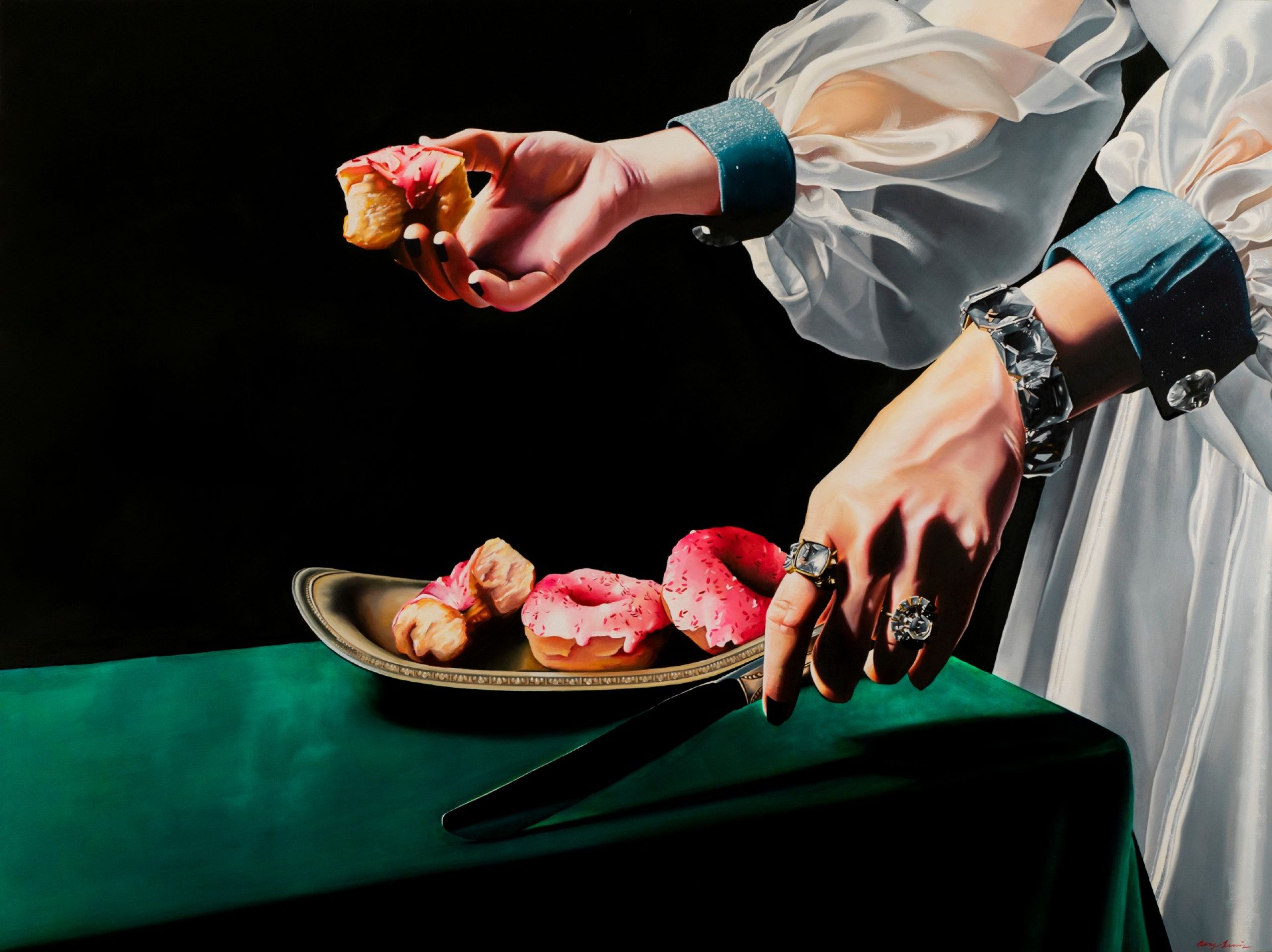 Realist paintings by Amy Lewis that offer snapshots of ordinary life ...