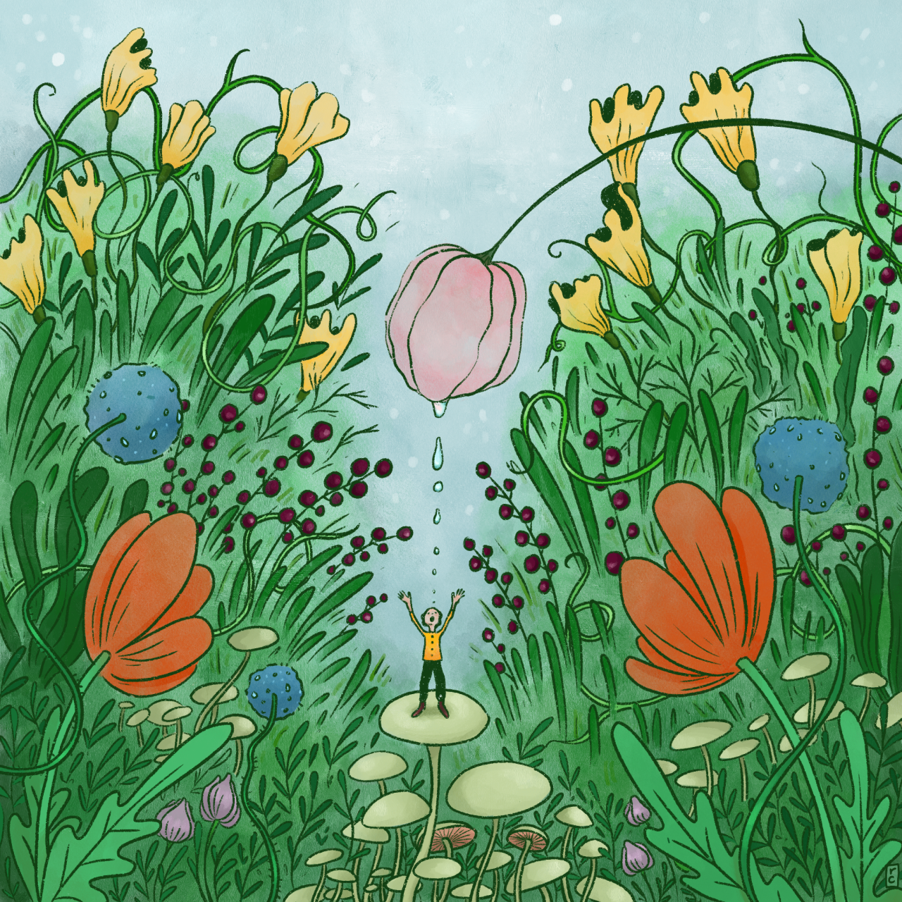 Rhe Civitello's emotional illustrations capture the poetry and magic of ...