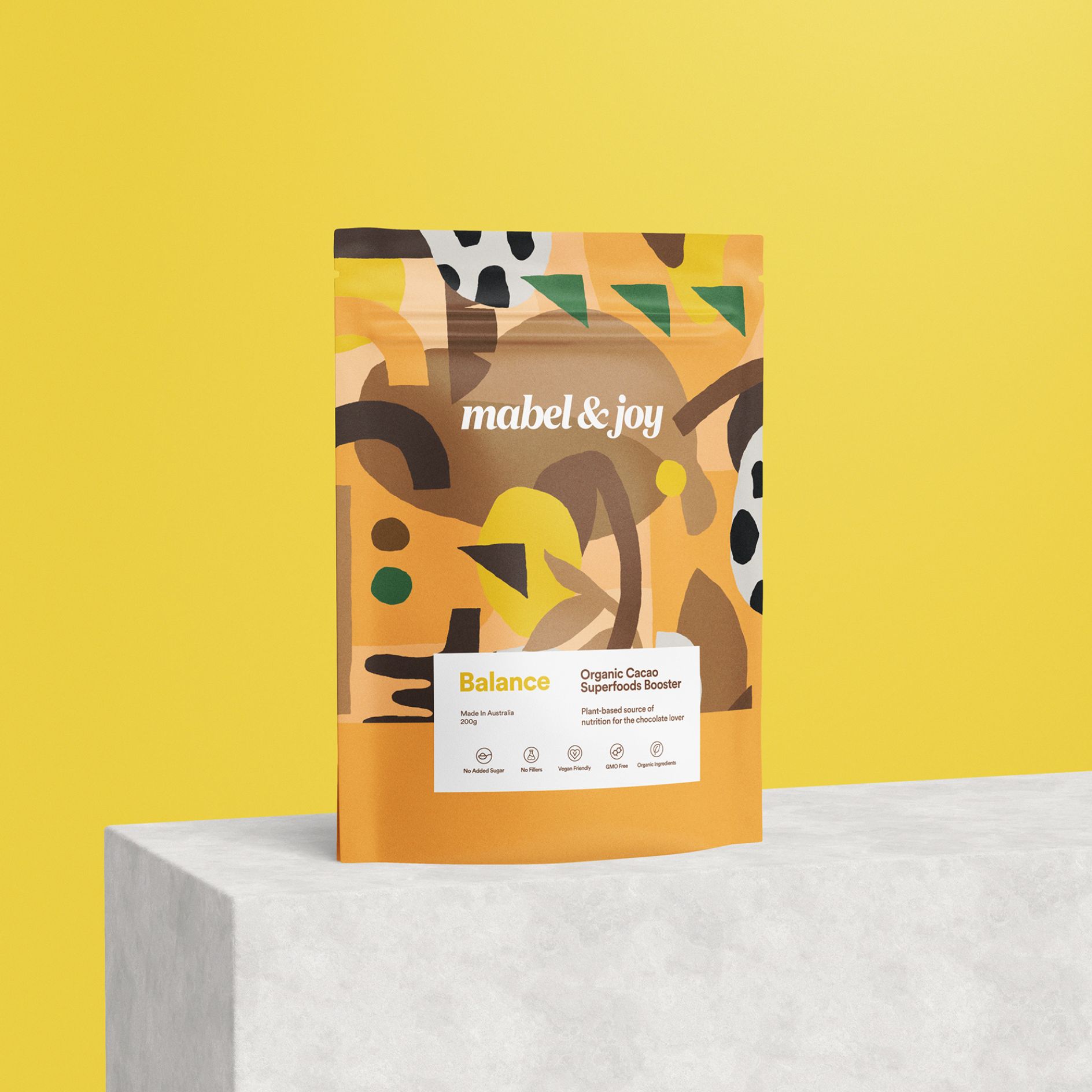 Matisse-like graphic design adds flair to an organic superfood range ...