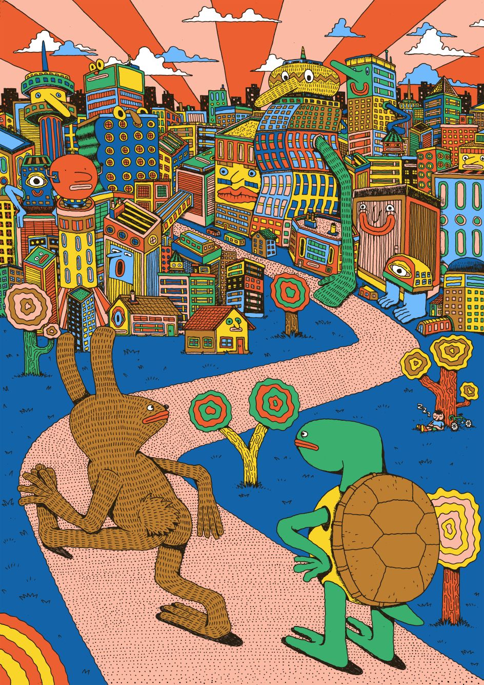 Melcher Oosterman creates intricate, colourful illustrations without ...