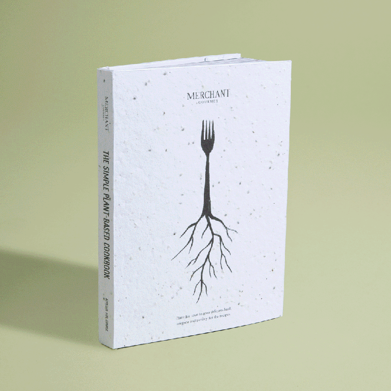 Uncommon creates a 'plant based cookbook you can plant' | Creative Boom