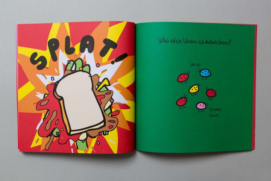 Jon Burgerman goes Splat! for fun new children's book that squishes ...