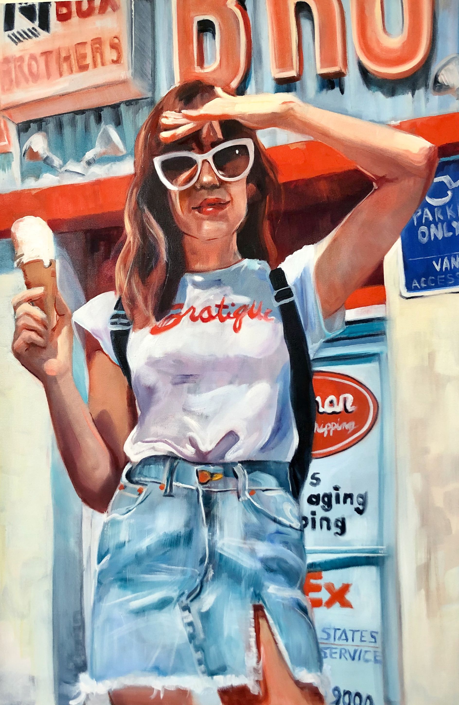 Phoebe Clemens's oil paintings of her LA friends are a love letter to ...
