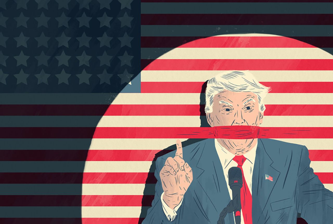 Strong narrative illustrations by Luke Brookes that use bold pops of ...