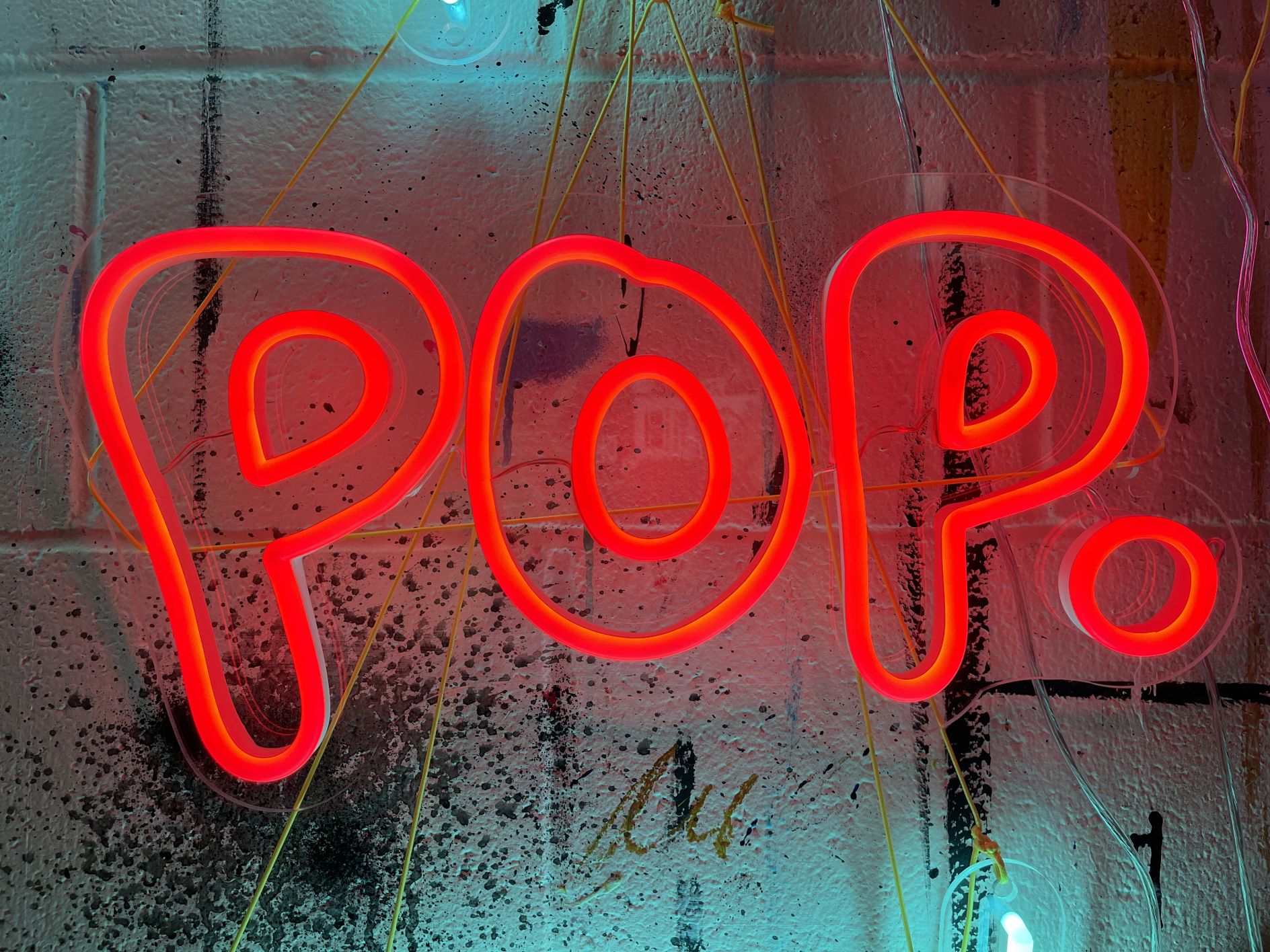 Joyful neon artworks by Gregory Siff of faces, mushrooms and inspiring ...