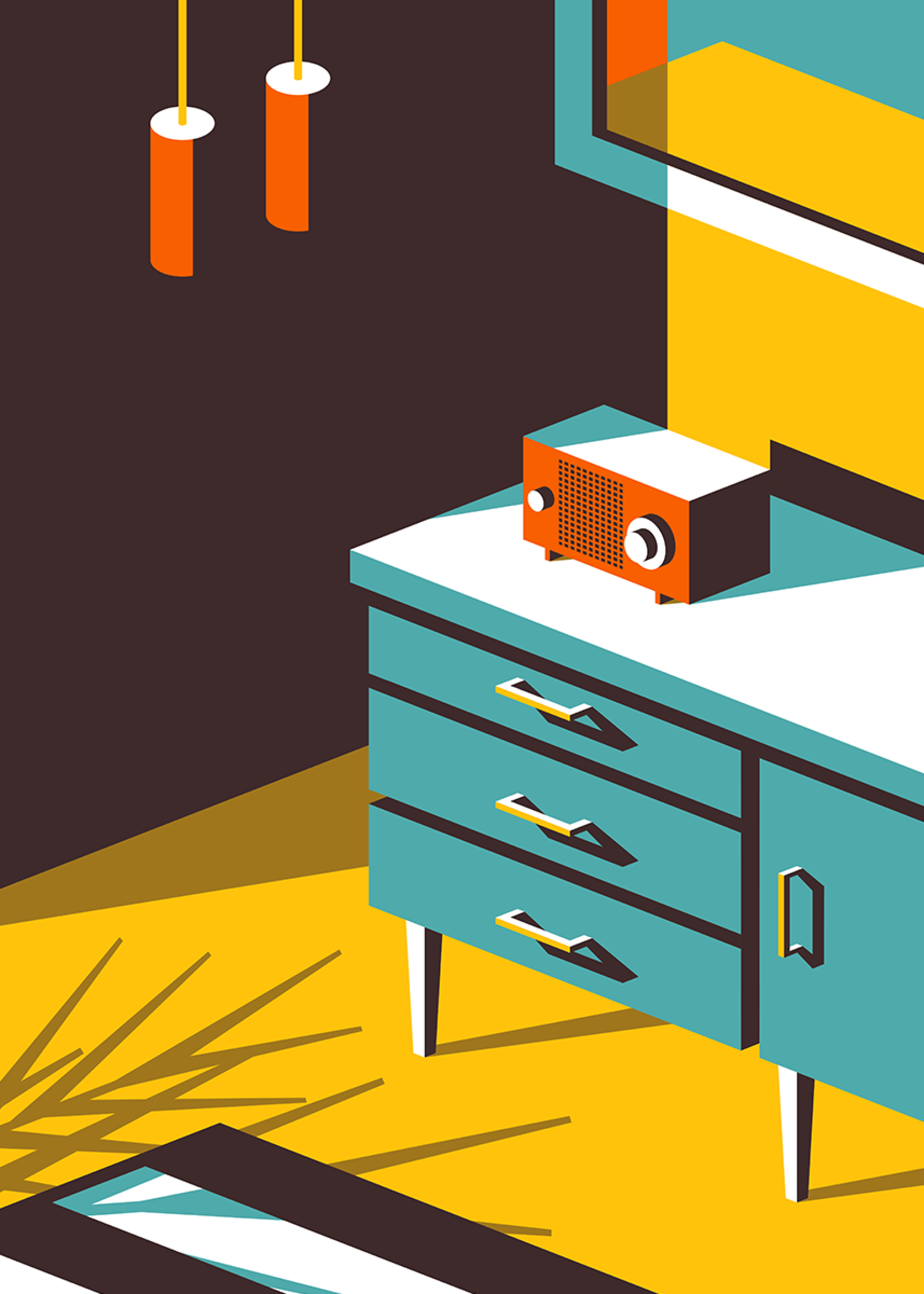 The Simple Life: Cool, graphic illustrations that celebrate mid-century ...