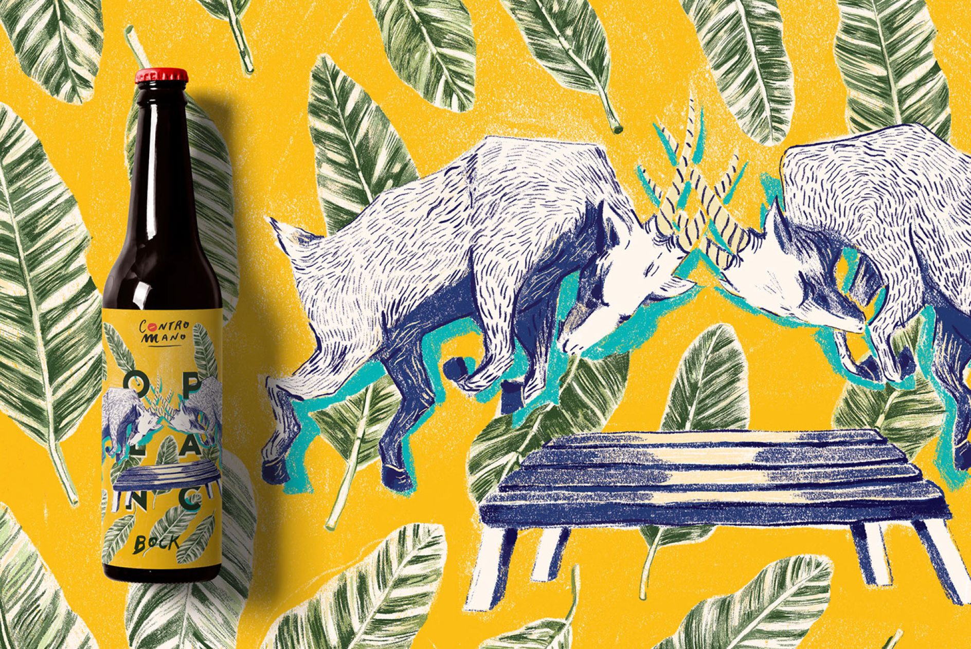 Contromano Beer gets bold and bright new brand identity courtesy of ...