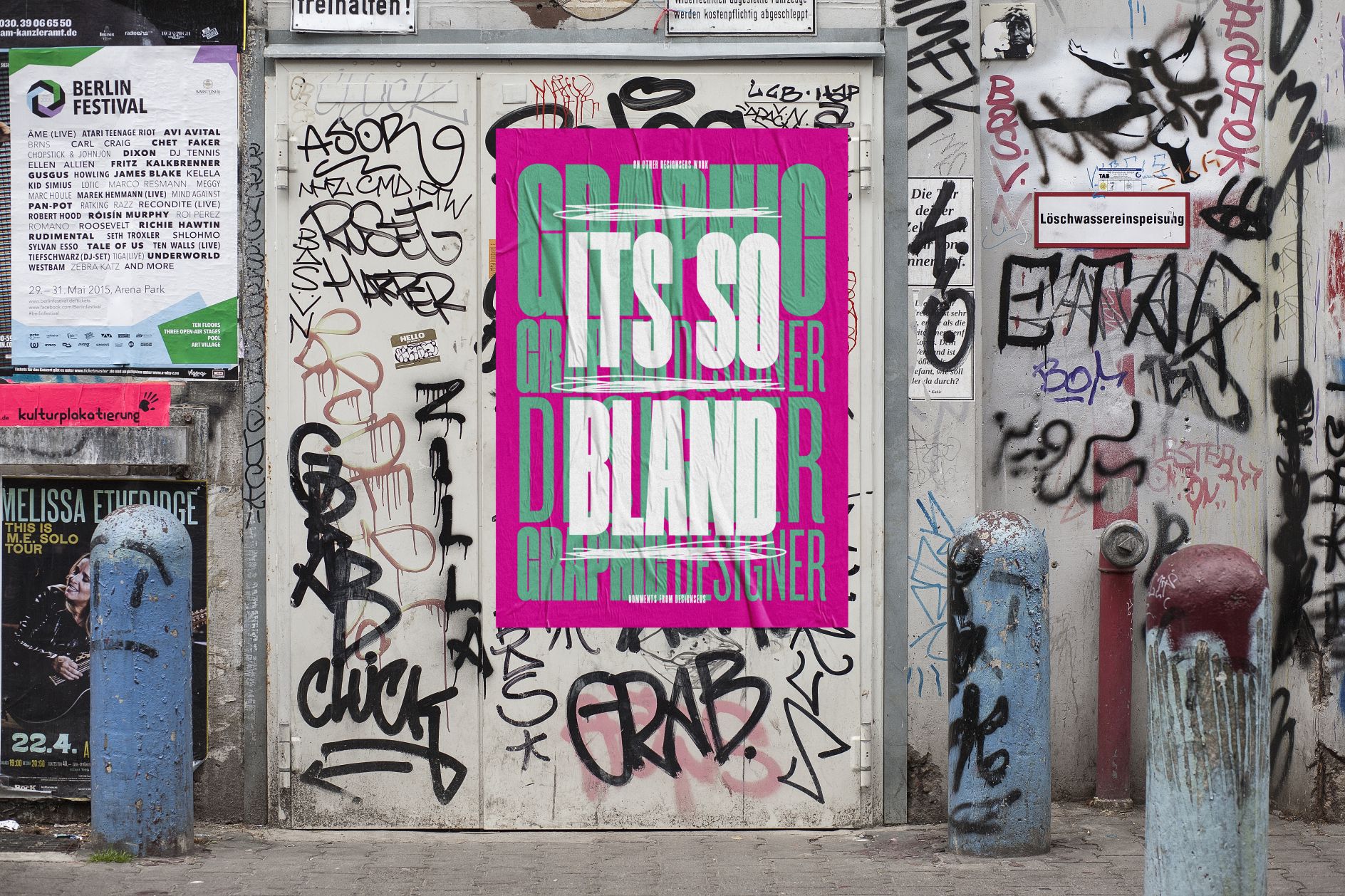 Typographic posters that look at the criticism designers face online ...