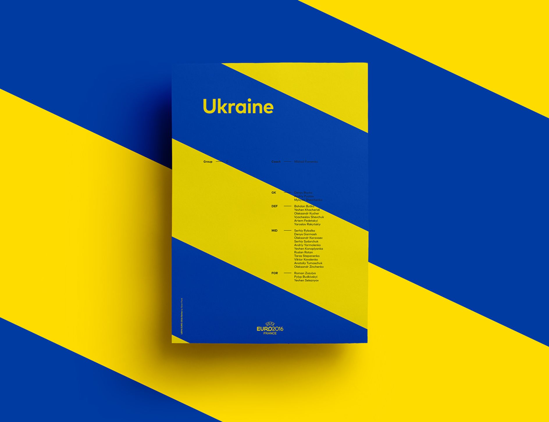 UEFA EURO 2016 poster series translates national colours into ...