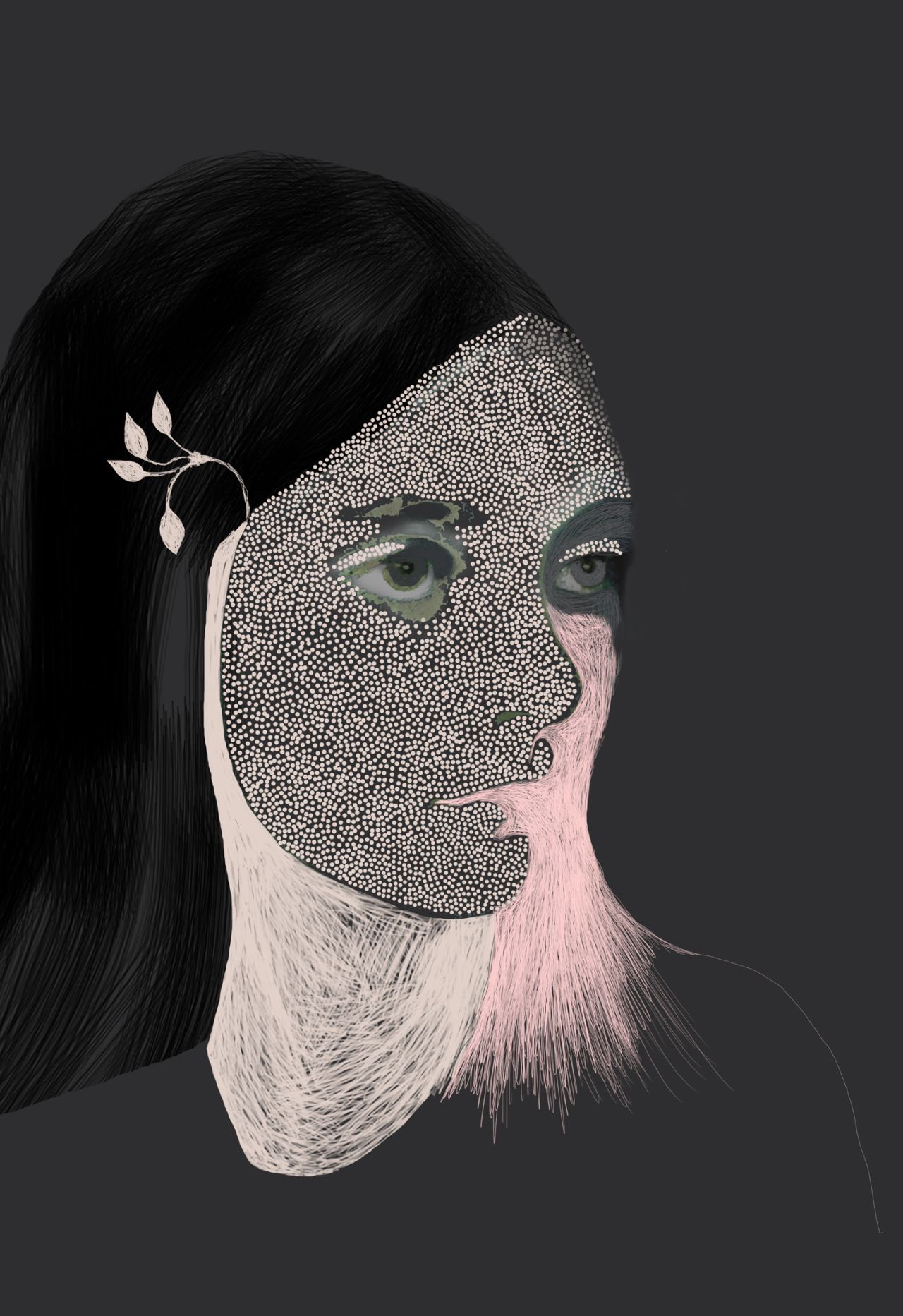 Artist takes vintage photographs and transforms them into threaded ...