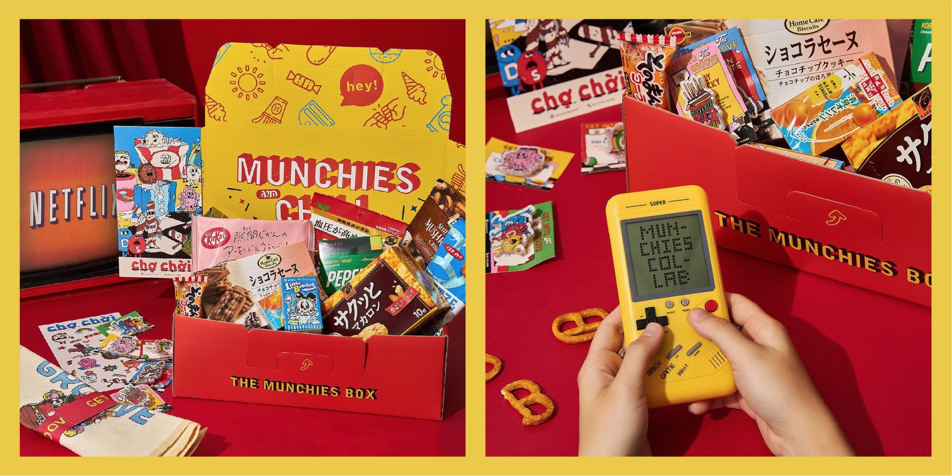 Snack brand Munchies Box turns tasty treats into lovably retro ...