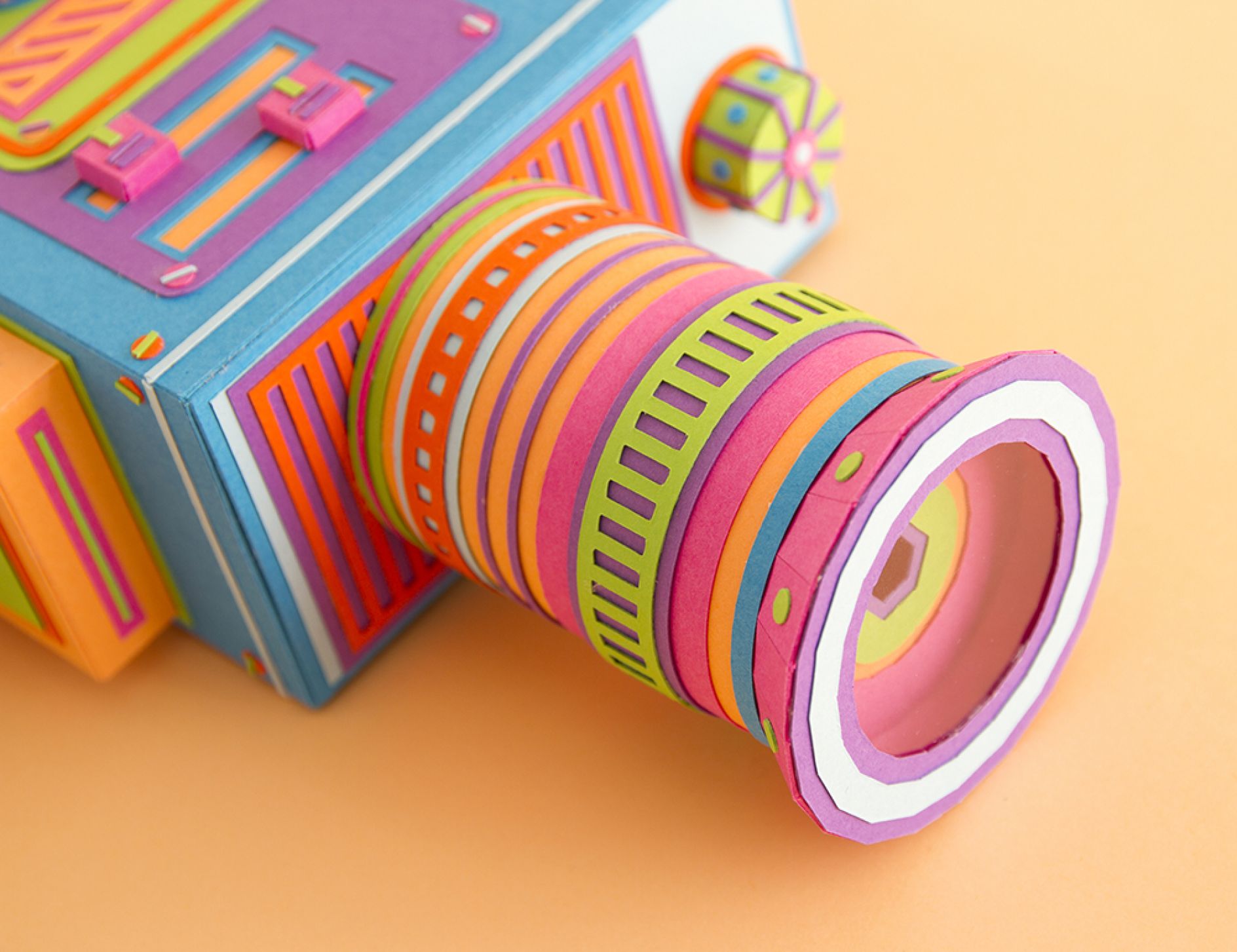 Handcrafted paper installations that burst with colour and insanely ...