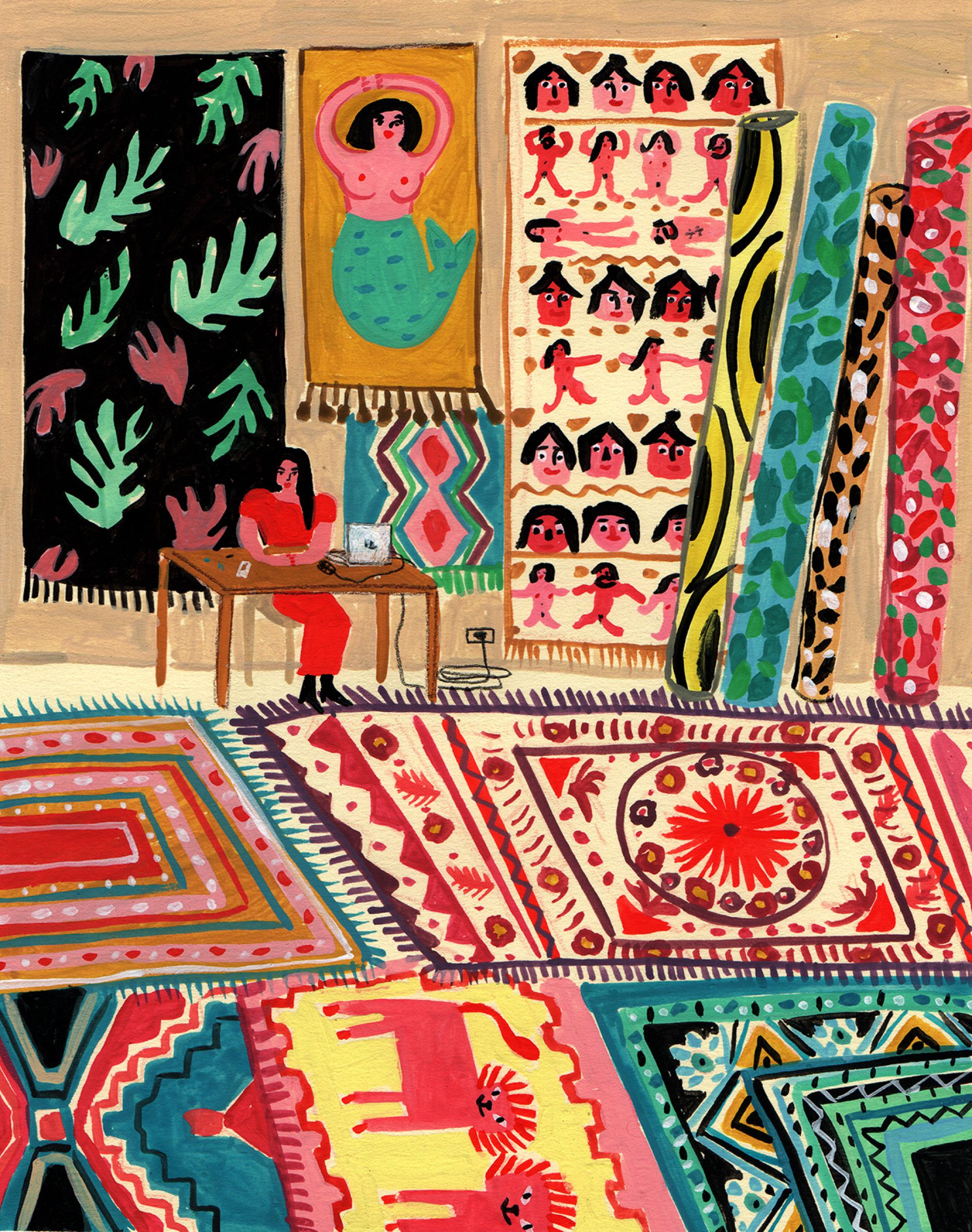 María Luque's rich and colourful illustrations that reveal life in ...