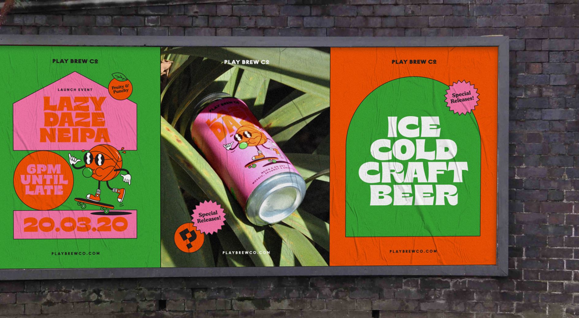 Alphabet's cheerful packaging for Play Brew Co's latest 'special ...