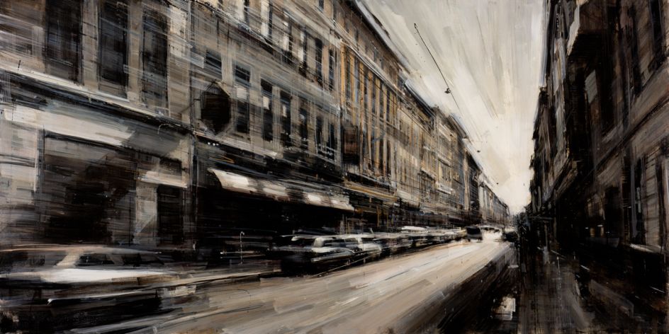 Painted Cityscapes: Blurred scenes that capture the throbbing pulse of ...