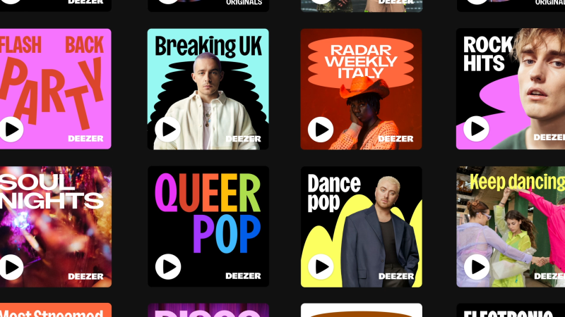 Koto's refreshed identity for music platform Deezer is built on a ...