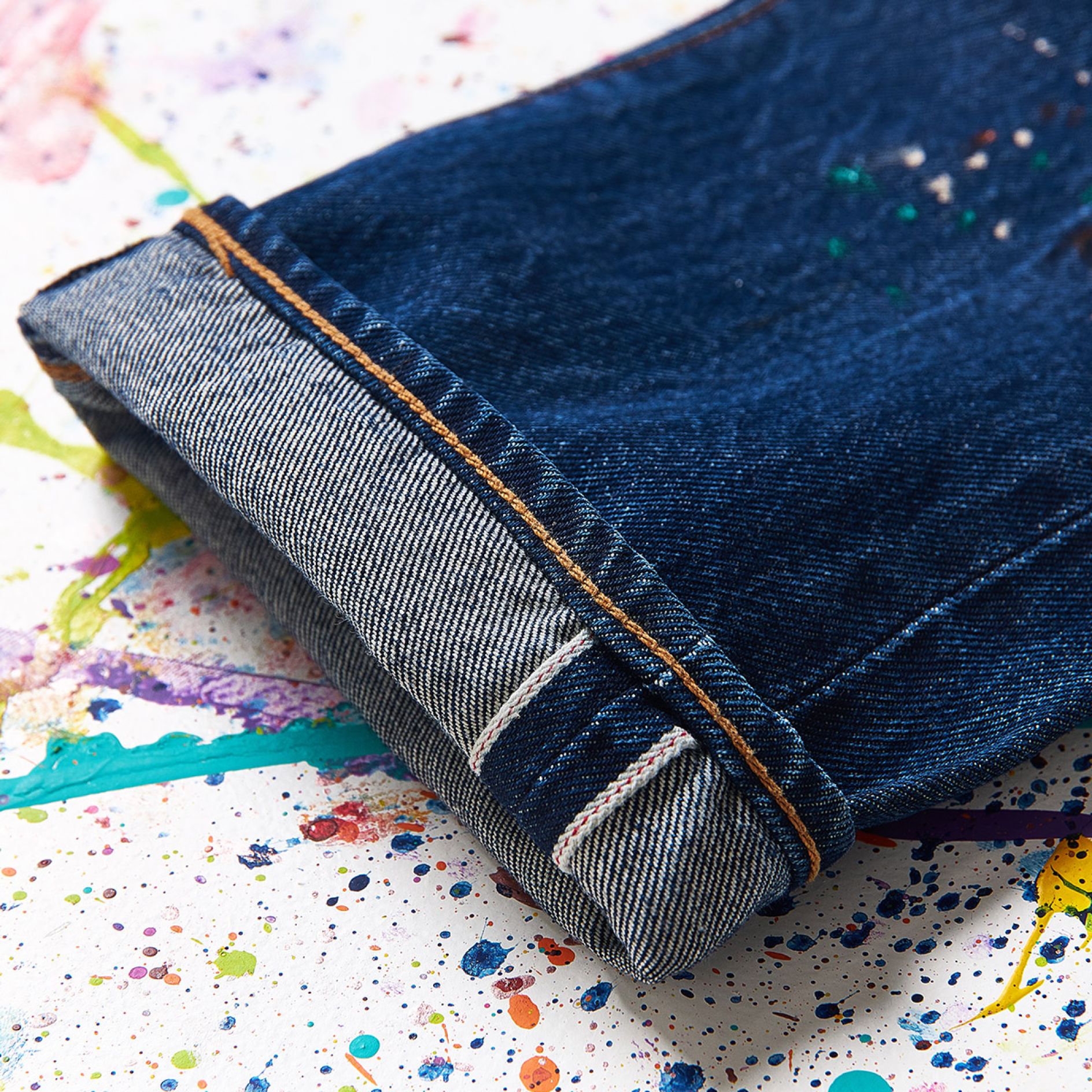 Levi's and END collaborate to create glorious new paint-splattered ...