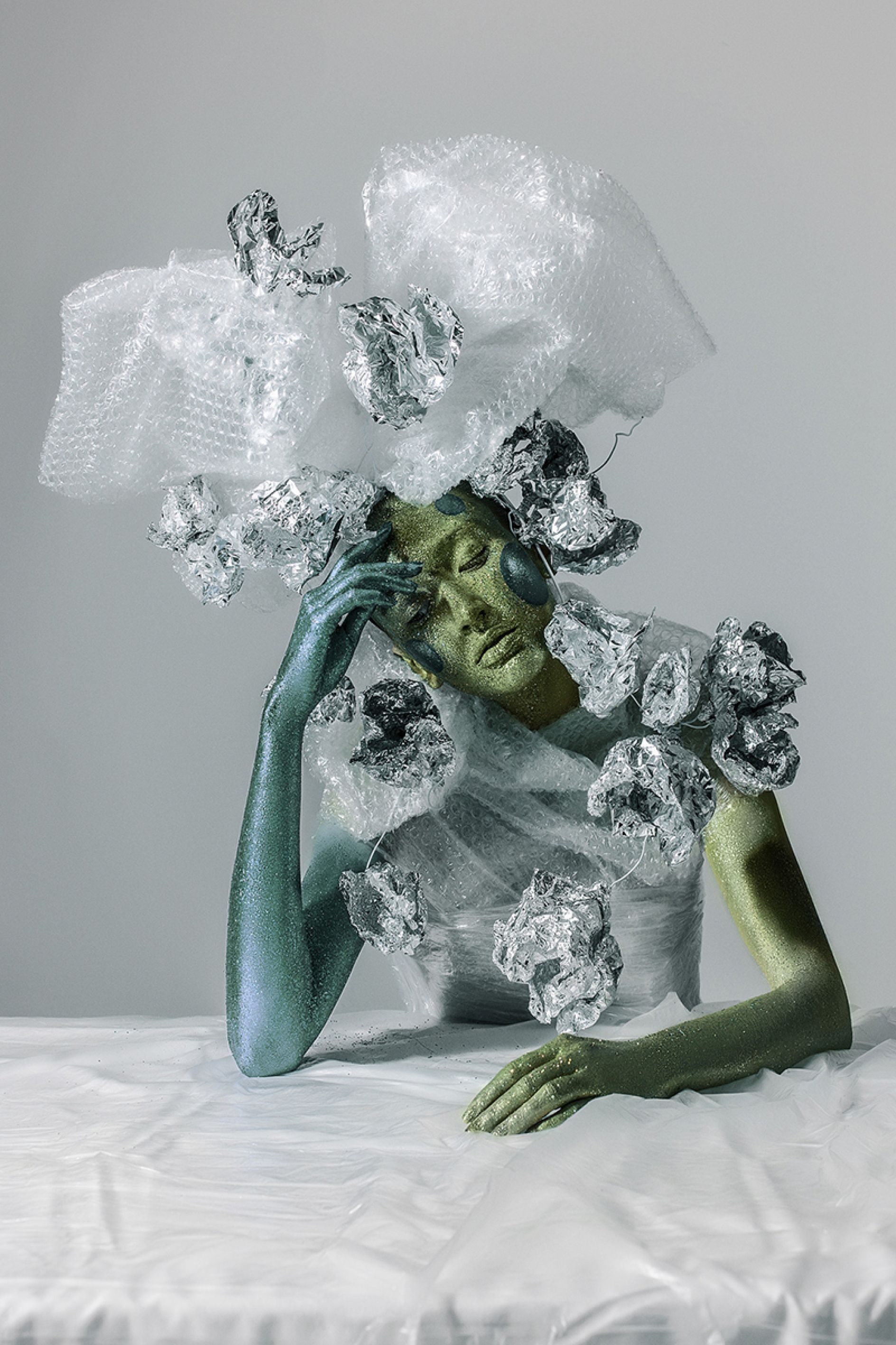 Outlandish outfits made from rubbish are inspired by dreams and ...