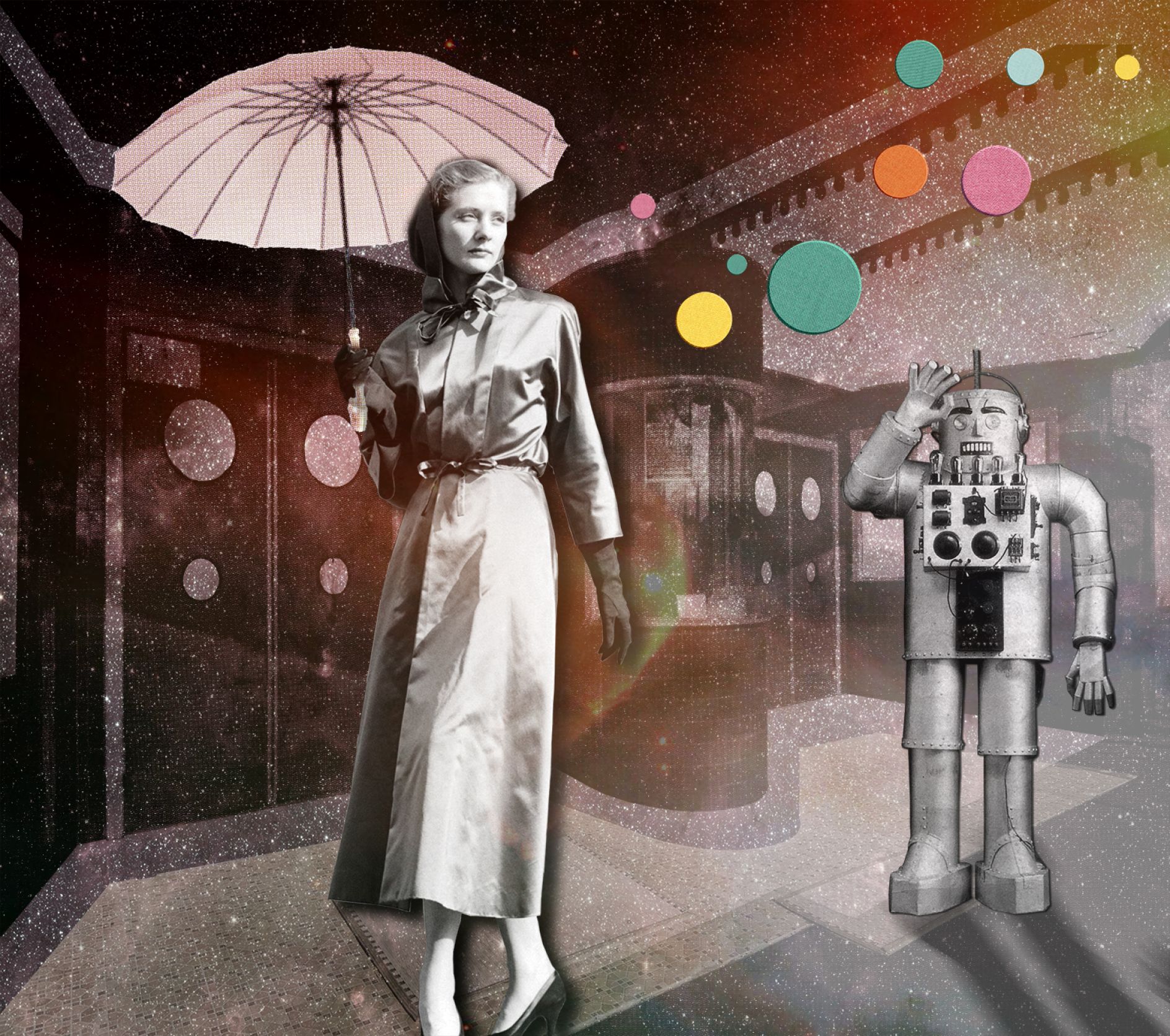 Retro-inspired digital collages by Joe Simpson that imagine a more ...