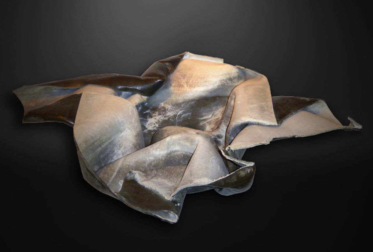 Cloth-like sculptures made entirely from concrete canvas | Creative Boom
