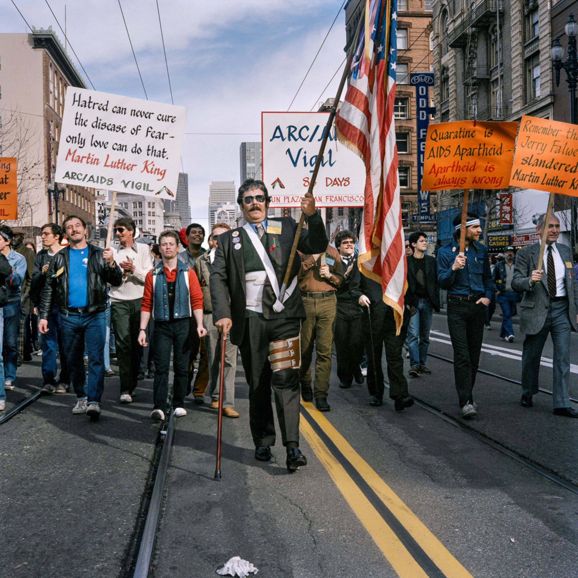 Janet Delaney's timely photographs of 1980s marches and parades in San ...