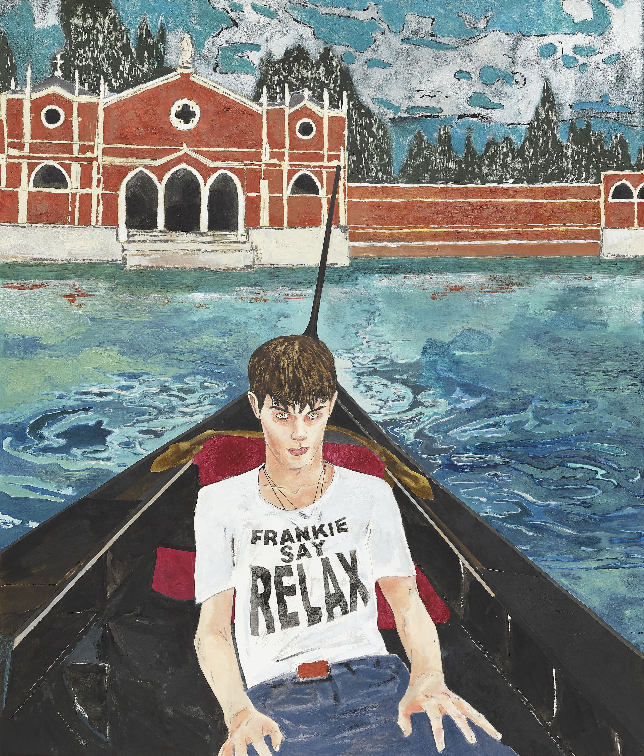Paintings by Hernan Bas that explore Venice's history of life, death ...