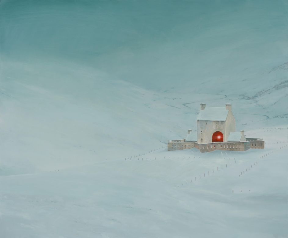 Andrew McIntosh's paintings of Highland castles with portals to ...