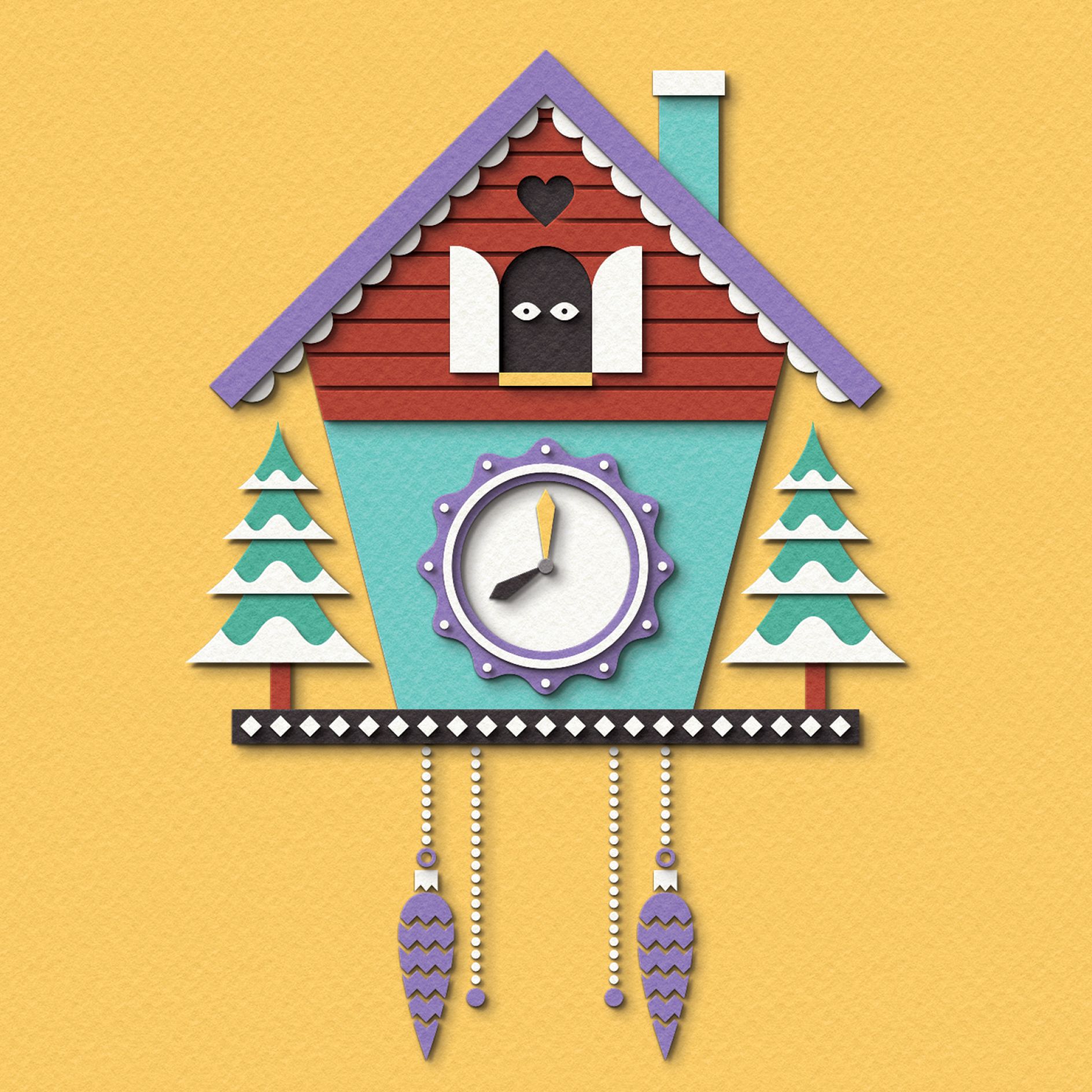 Digital paper-cut creations by Zara Picken: the most fun form of visual ...