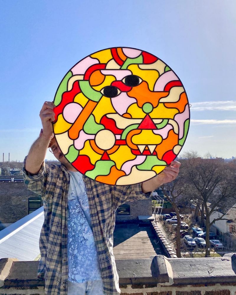 Colourful stained glass artworks inspired by video games, Pokemon and ...