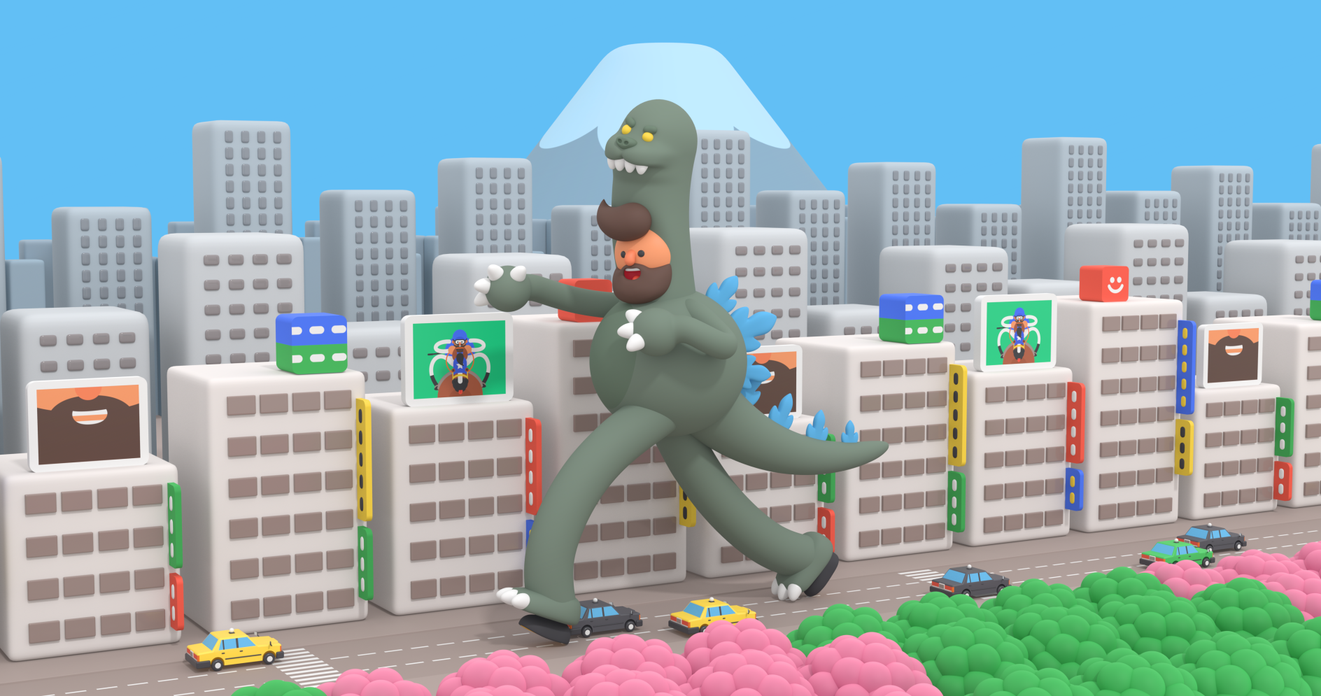 James Curran remasters his popular 'Gifathons' in 3D featuring New York ...