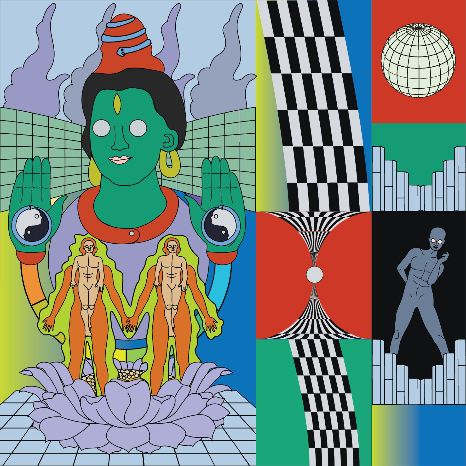 Reza Hasni's energetic illustrations are fuelled by joy and positivity ...