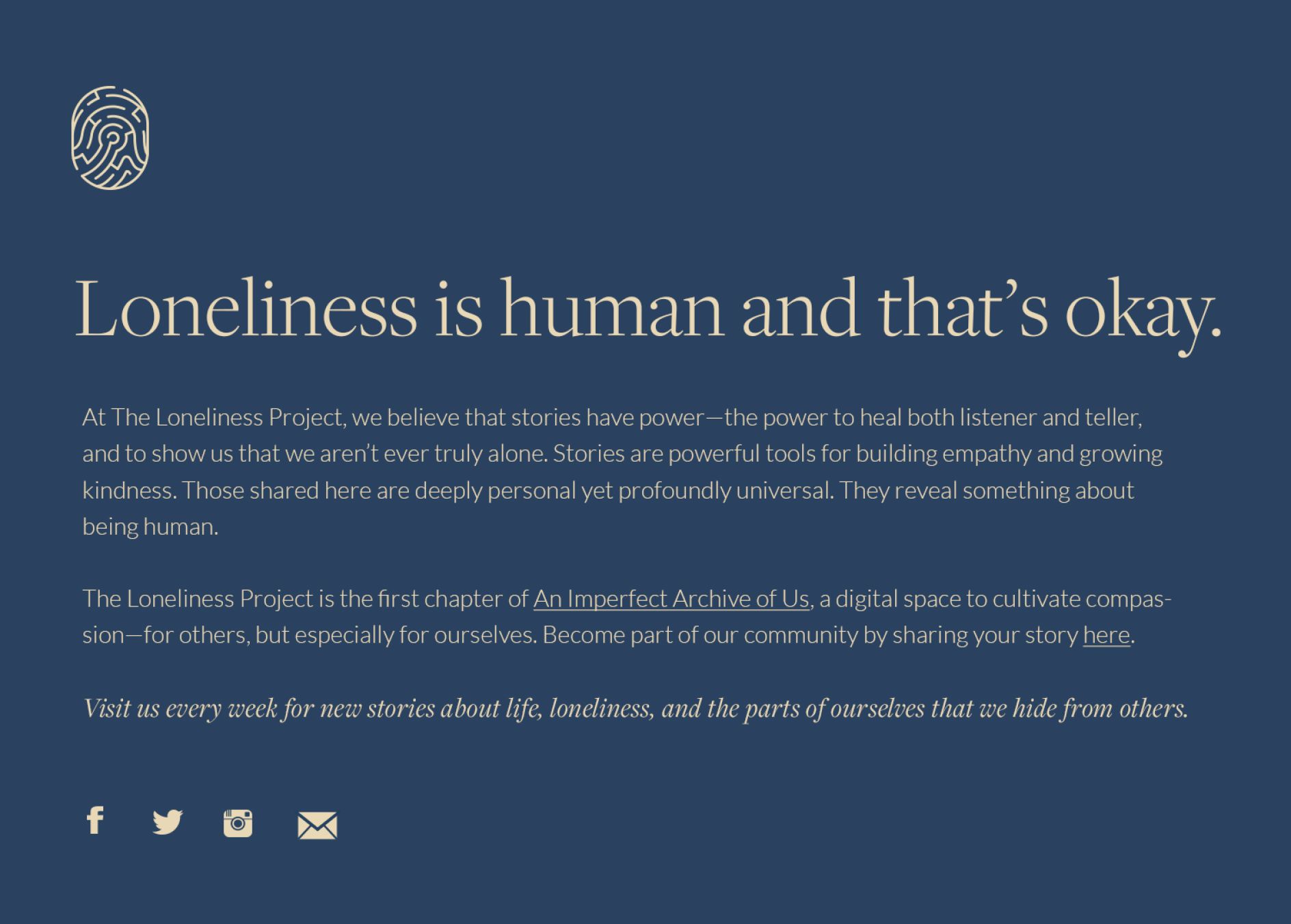 Graphic designer tackles issue of wide-spread loneliness in moving ...