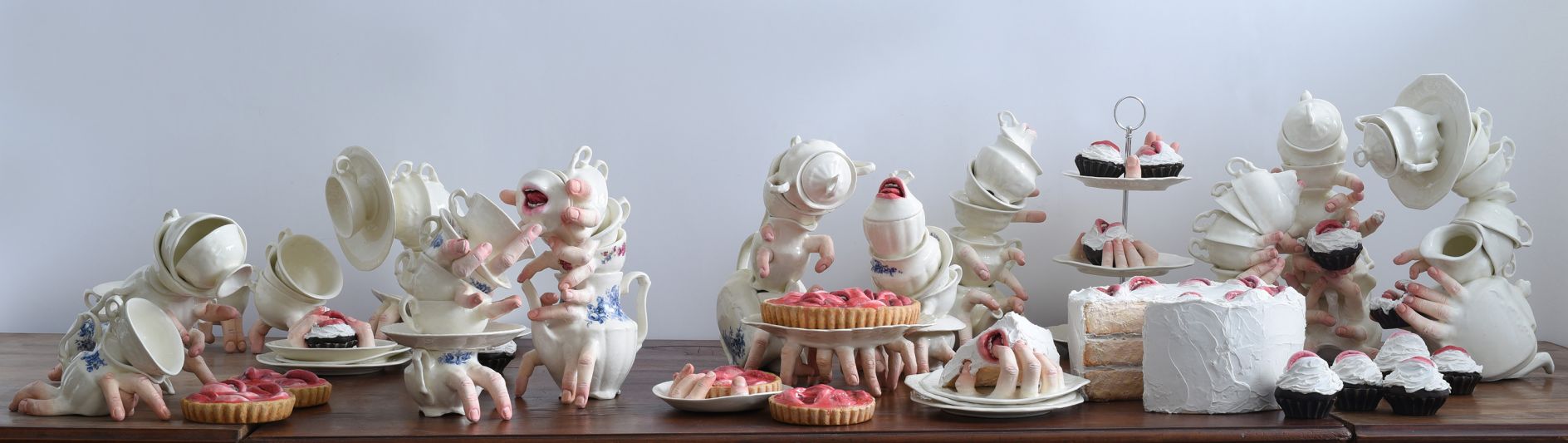 Ronit Baranga's disturbing life-like sculptures take a twisted look at ...