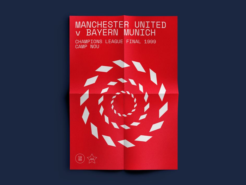 Classic match day posters designed by From 12 Yards to celebrate the ...