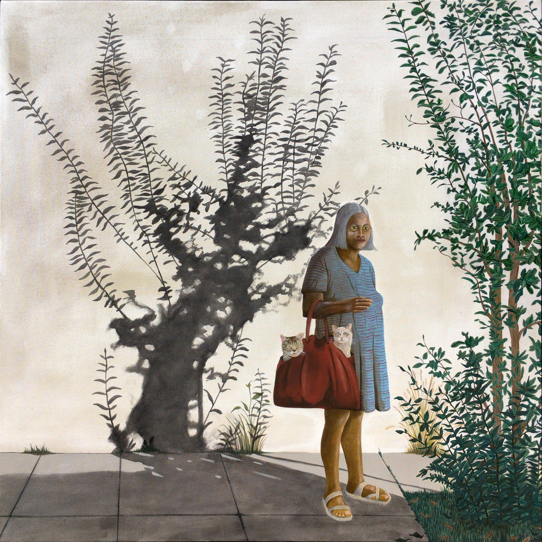 Paintings by Toy Machine founder Ed Templeton that take a cynical view ...