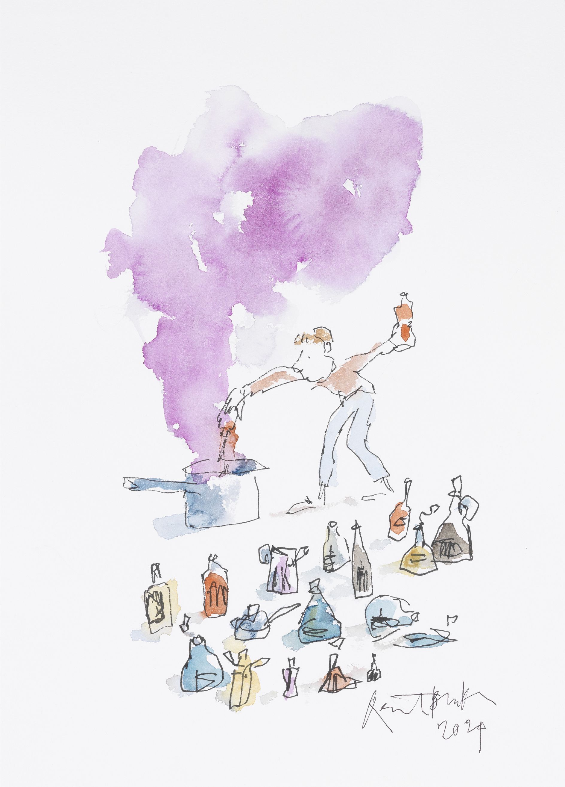 Quentin Blake re-draws classic characters for Bonhams fundraising ...