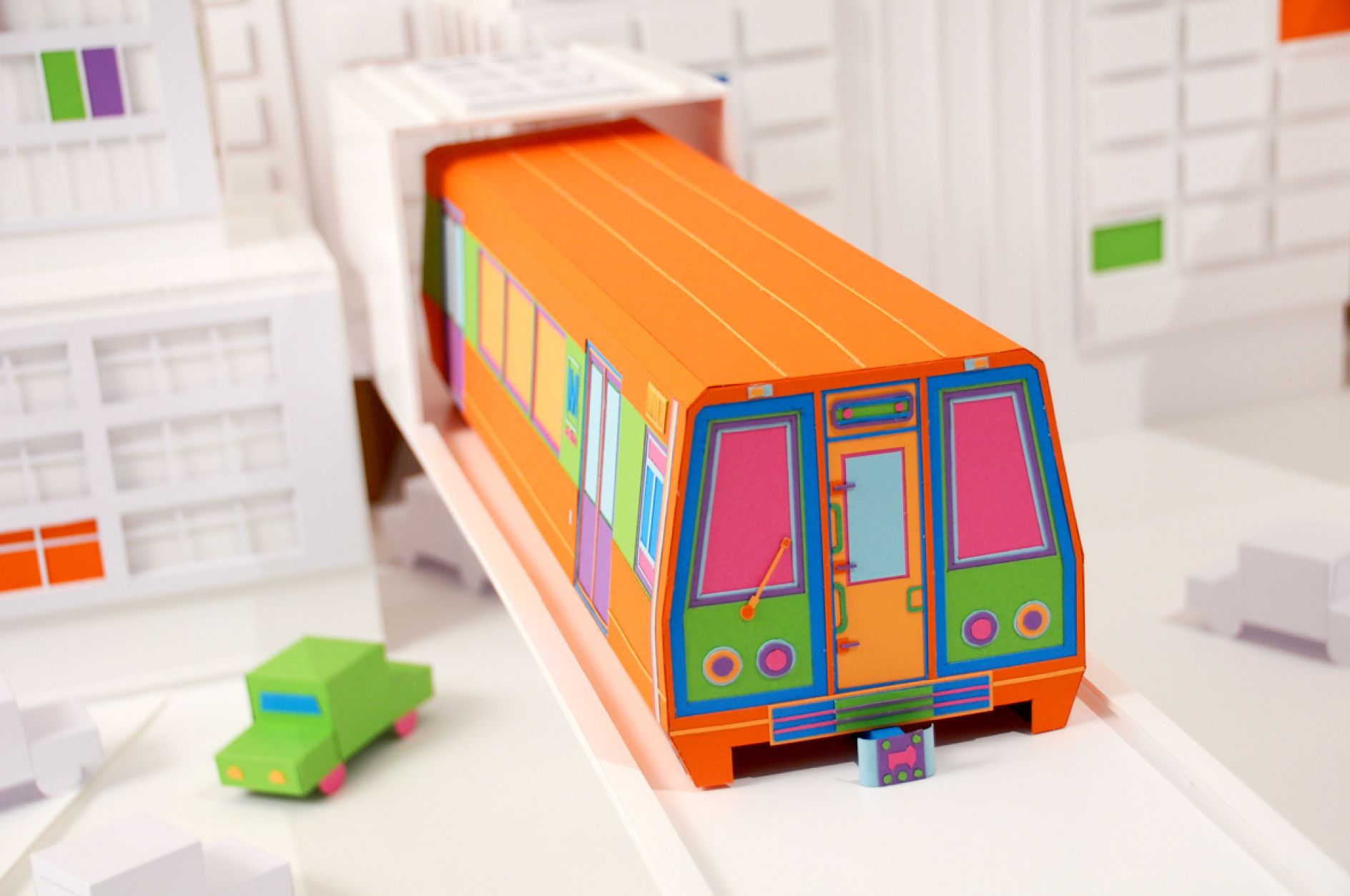 Handcrafted paper installations that burst with colour and insanely ...