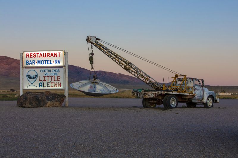Photographs in the wake of 'Storm Area 51' reveal stories of blue orbs ...