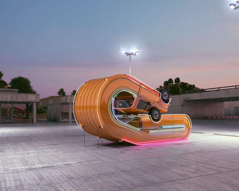 Tales of Auto Elasticity: Digitally manipulated twisted trucks ...